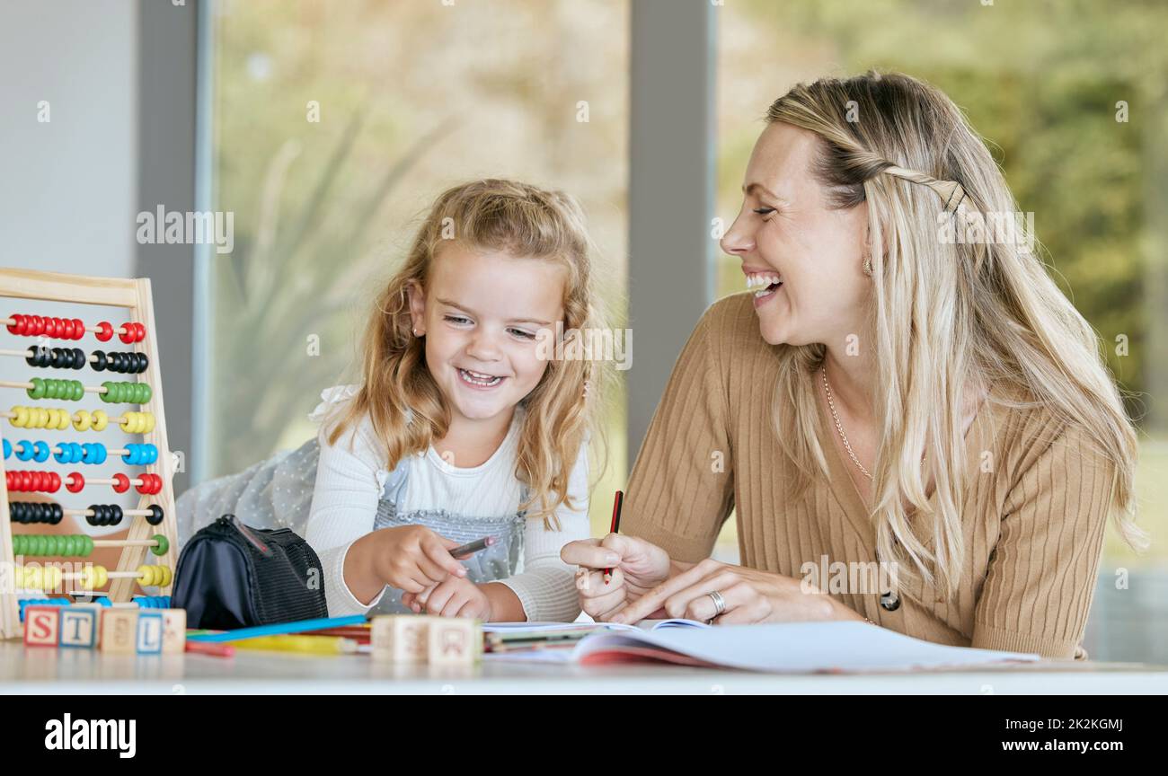 Math, school work and family learning education, comic conversation ...