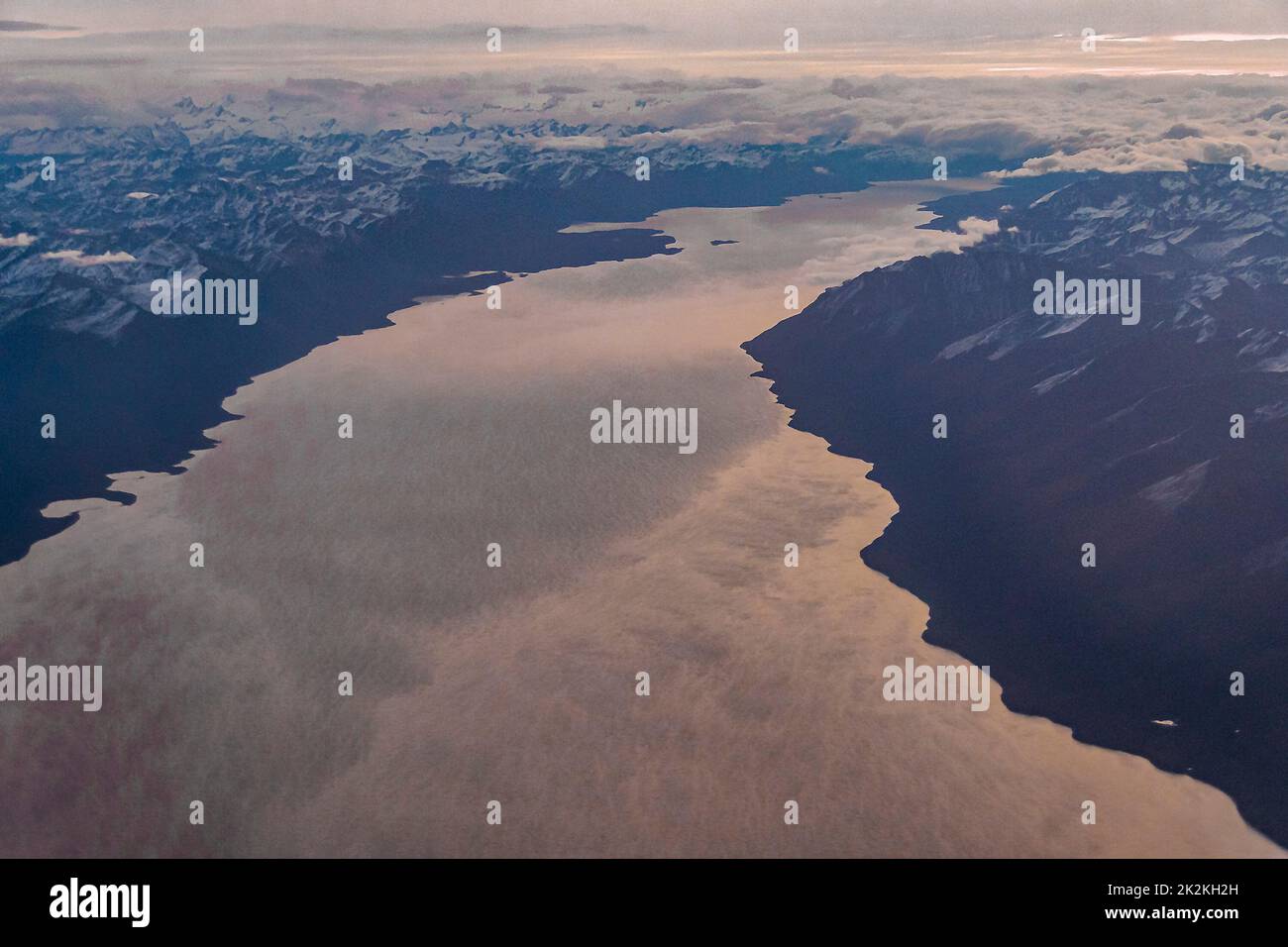 Fagnano Lake Aerial View, Argentina Stock Photo - Alamy