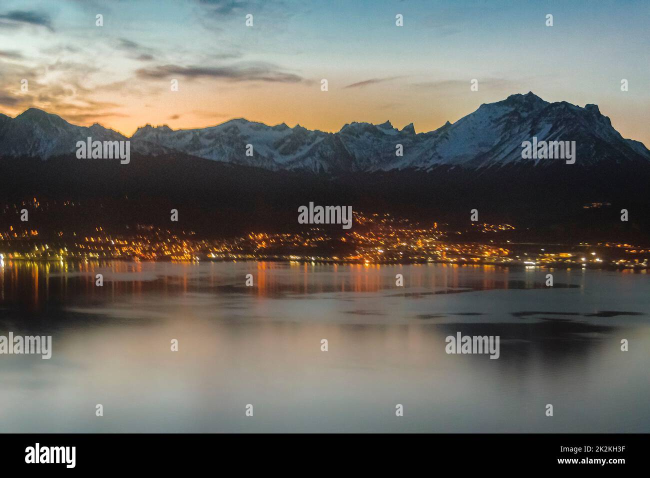 Ushuaia Aerial View, Argentina Stock Photo - Alamy