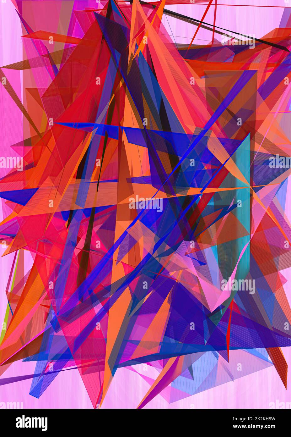 Polygonal geometric pattern triangles background Stock Photo - Alamy