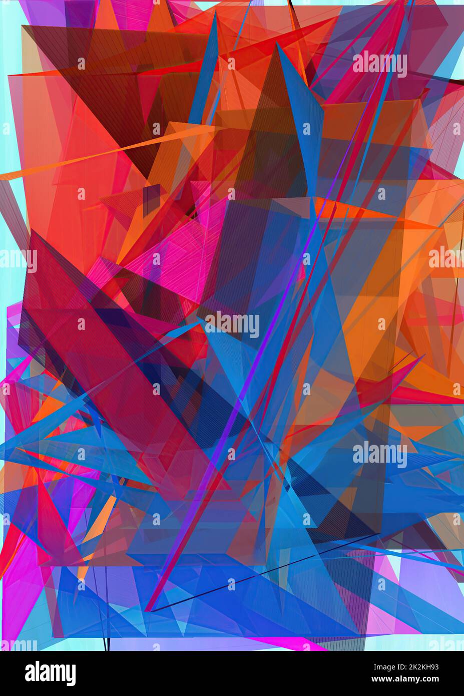 Geometric pattern of triangles hi-res stock photography and images - Alamy
