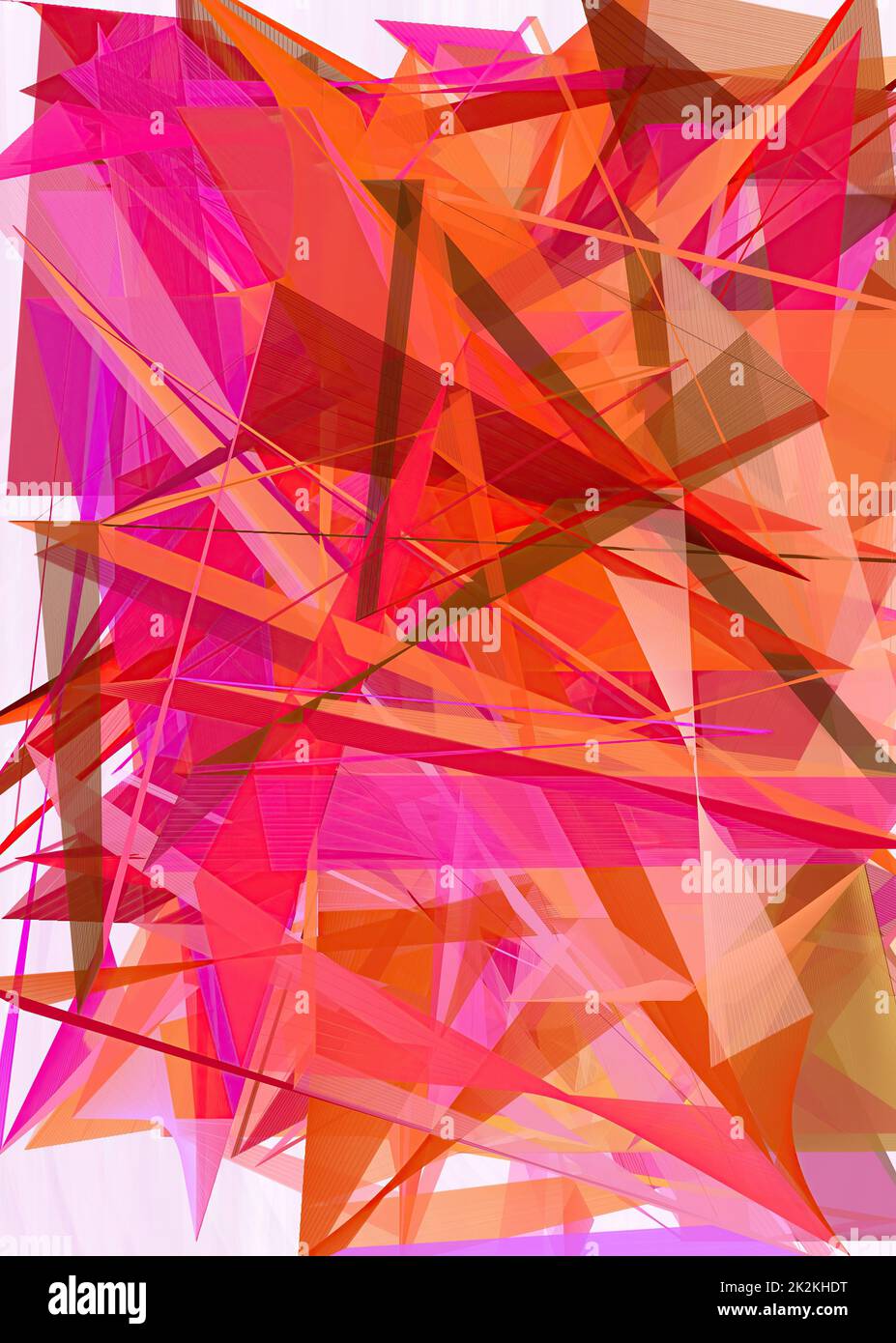 Artwork of abstract composition made with geometrical shapes Stock ...