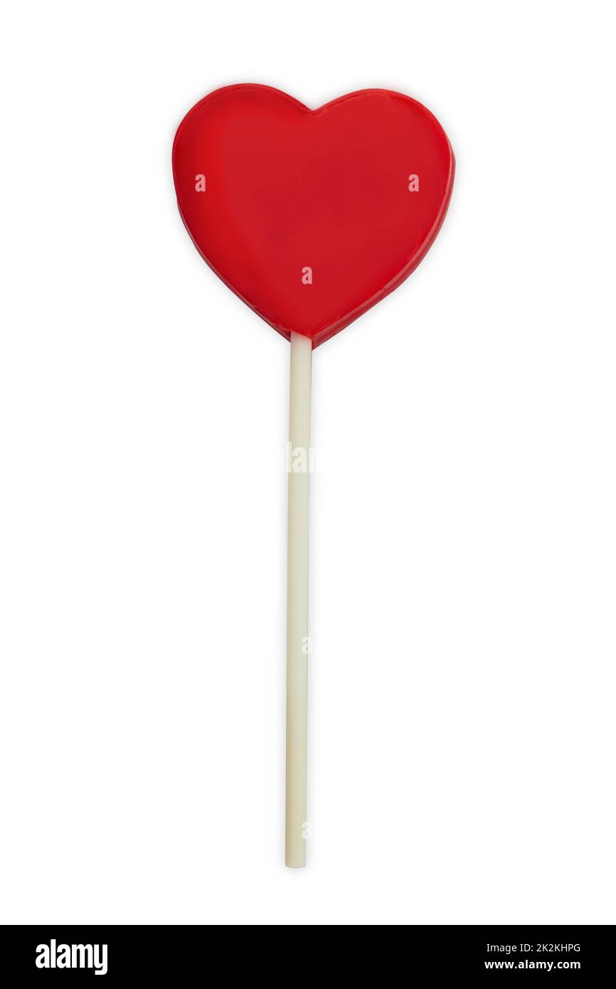Red candy lollipop lollipop Cut Out Stock Images & Pictures - Alamy