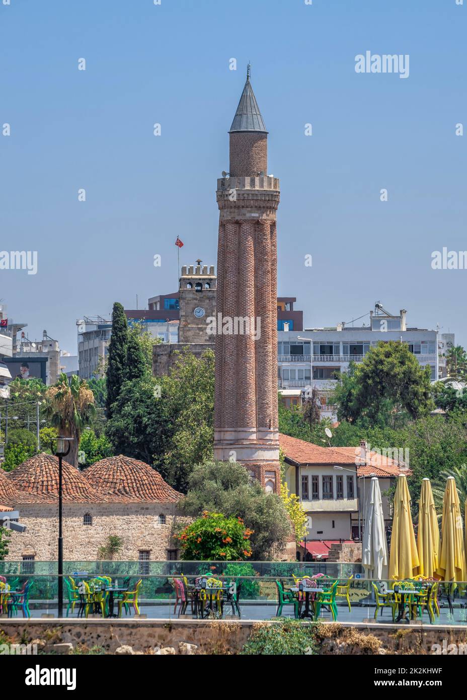 Yivli Minare Mosque in Antalya, Turkey Stock Photo - Alamy