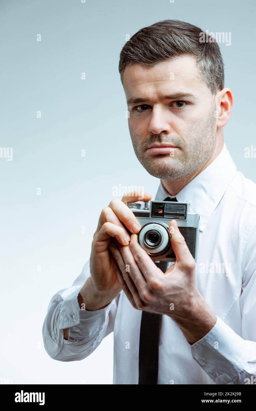 Vintage business man hi-res stock photography and images - Alamy