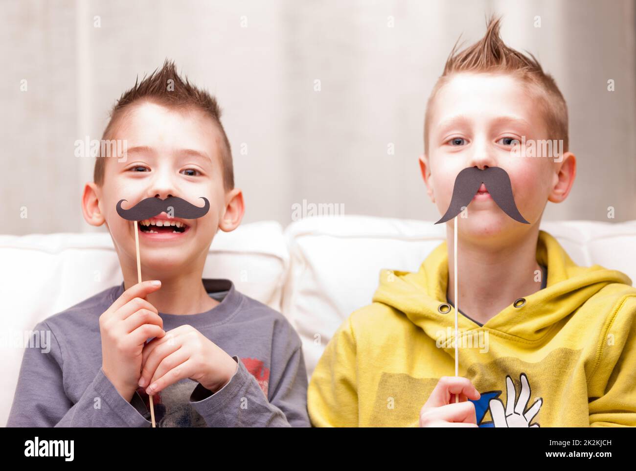 Two boys making faces hi-res stock photography and images - Alamy