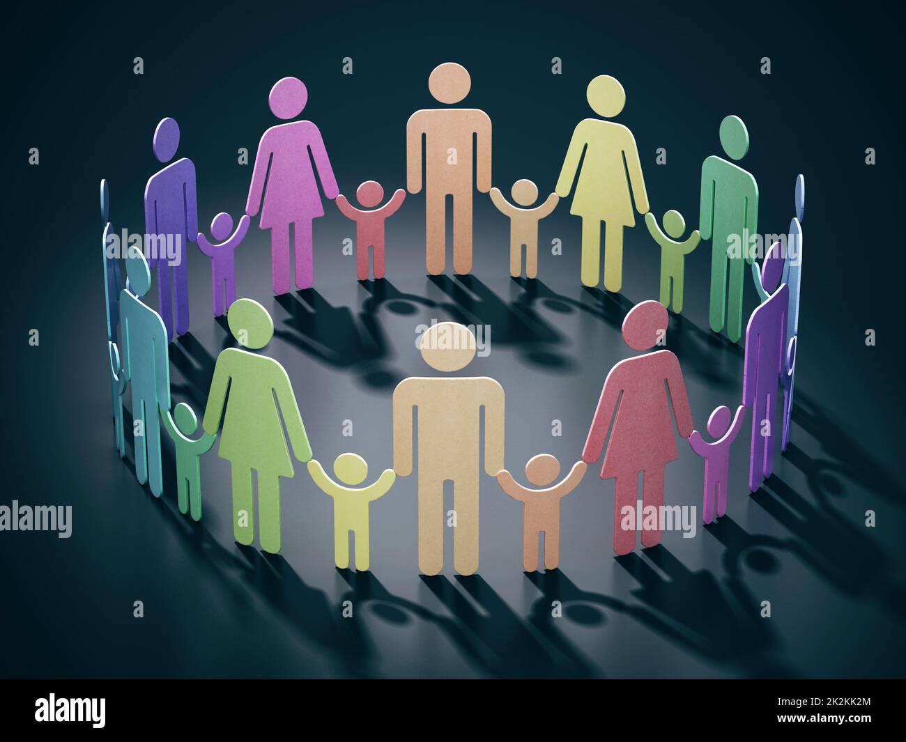 Holding hands circle hi-res stock photography and images - Alamy