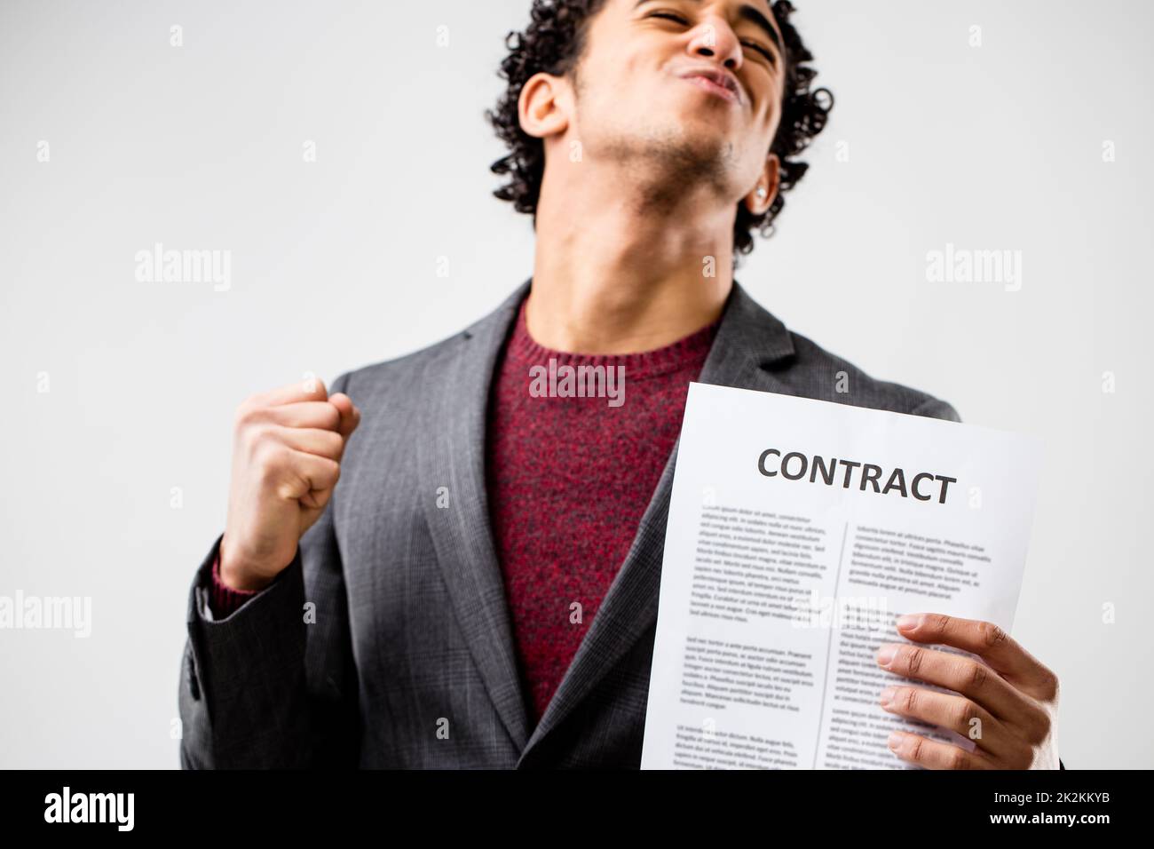 Man satisfied slim hi-res stock photography and images - Alamy