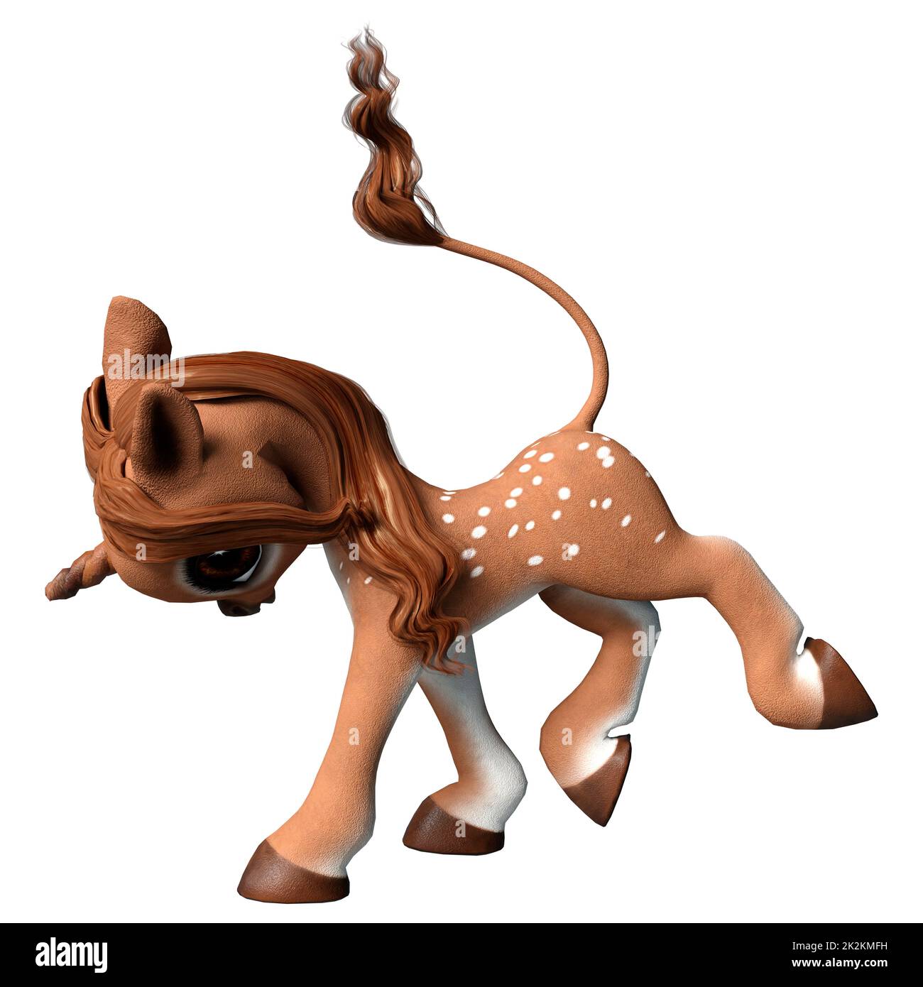 Baby deer cartoon hi-res stock photography and images - Alamy