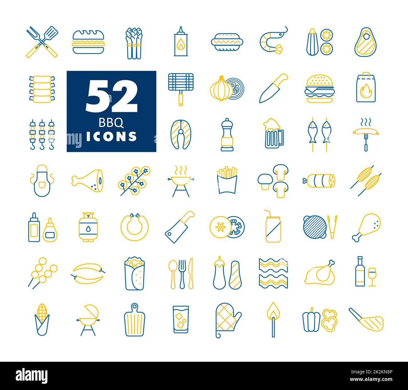 Barbecue chicken corn Cut Out Stock Images & Pictures - Alamy