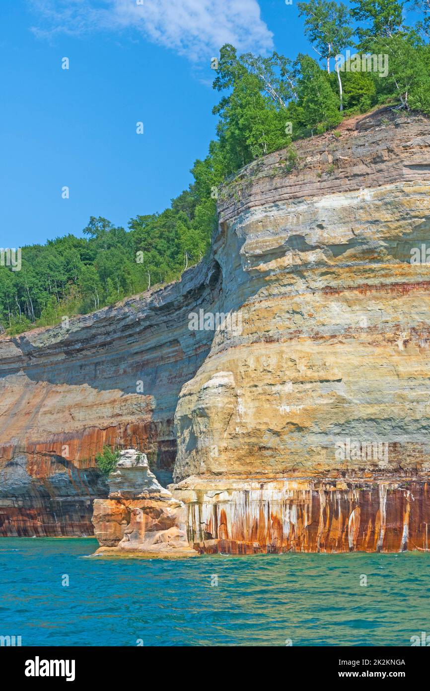 Looking up to Dramatic Colors in the Cliffs Stock Photo - Alamy