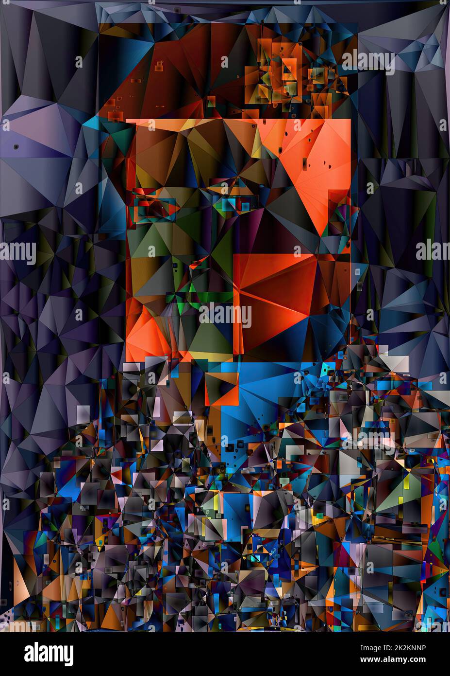 Neon triangles hi-res stock photography and images - Alamy