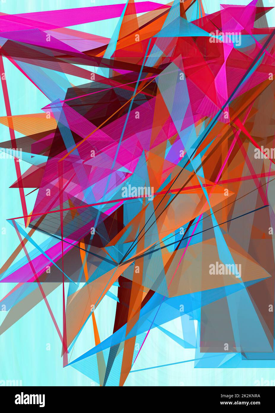 Geometric pattern of triangles hi-res stock photography and images - Alamy