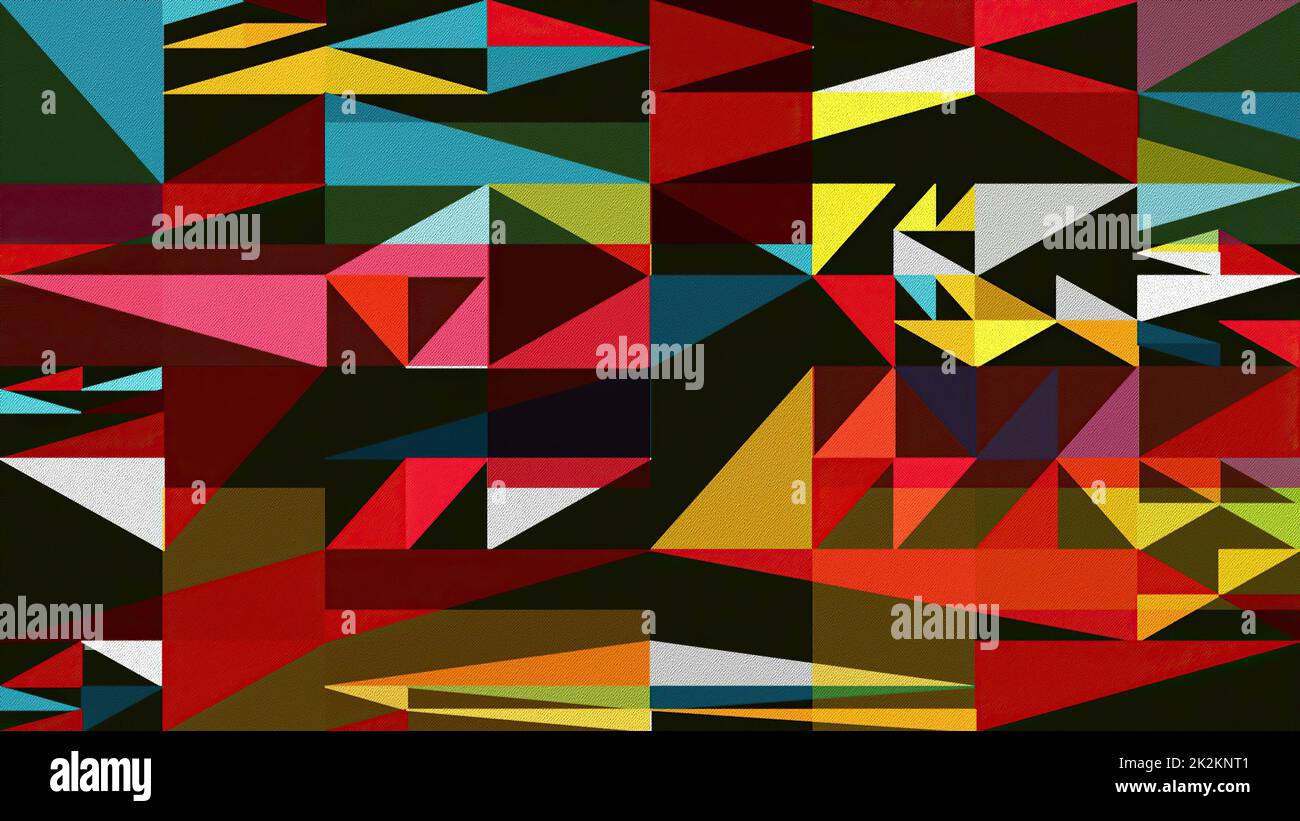 Abstract illustration geometrical shapes hi-res stock photography and ...