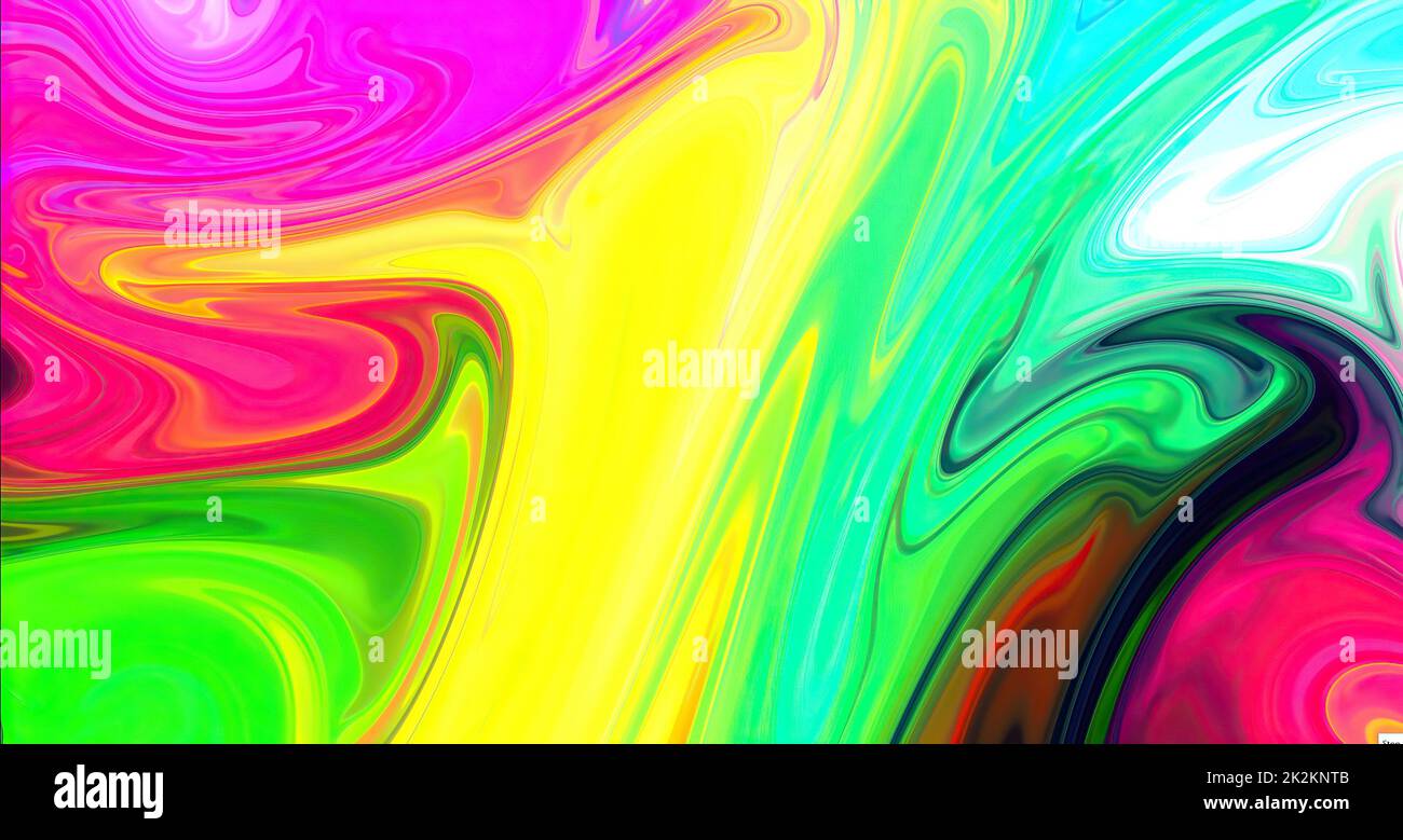 Colorful paint mix with gradient vivid colors Stock Photo - Alamy