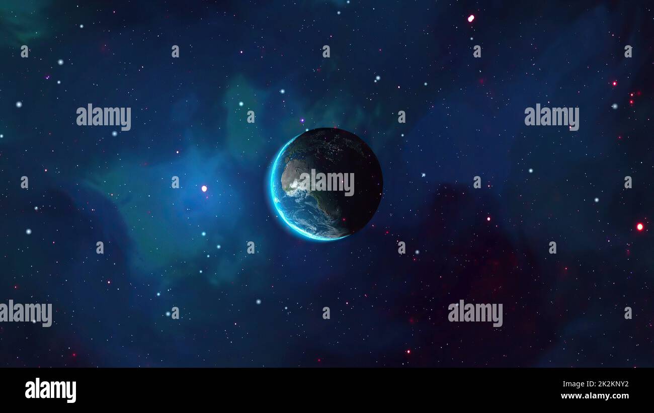 Planet earth from outer hi-res stock photography and images - Alamy