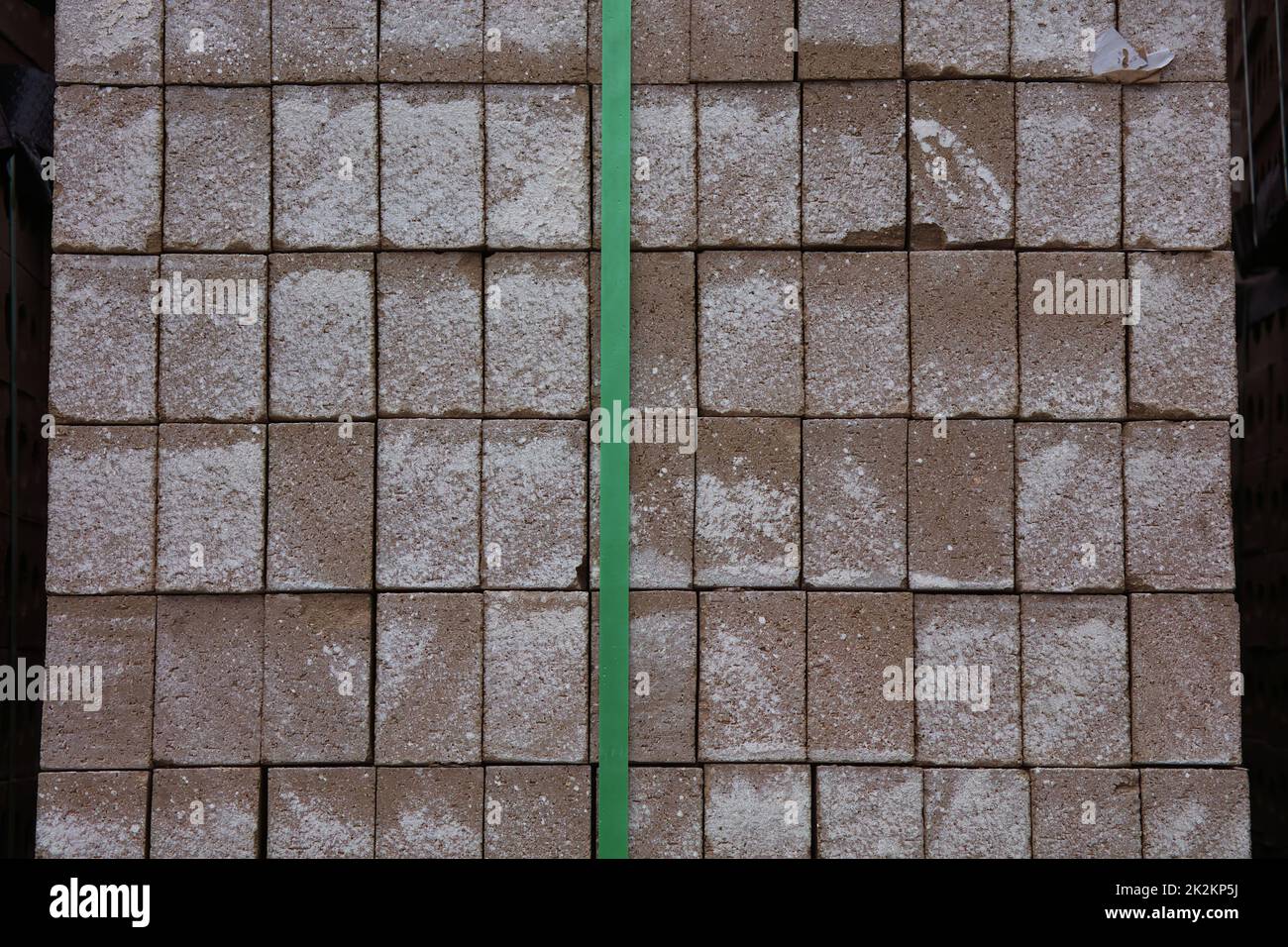 brick heap texture background stone pile on construction site Stock ...