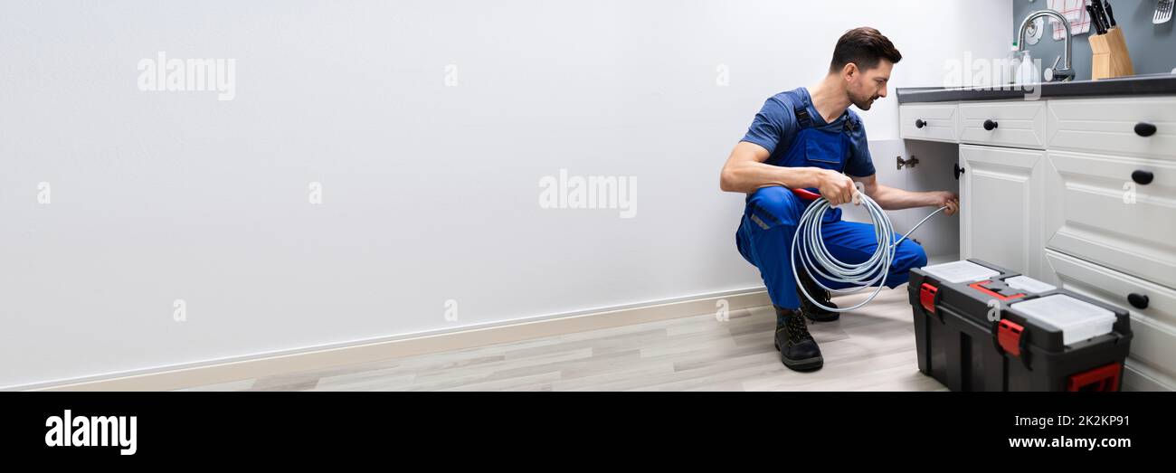 Man sink clogged hi-res stock photography and images - Alamy