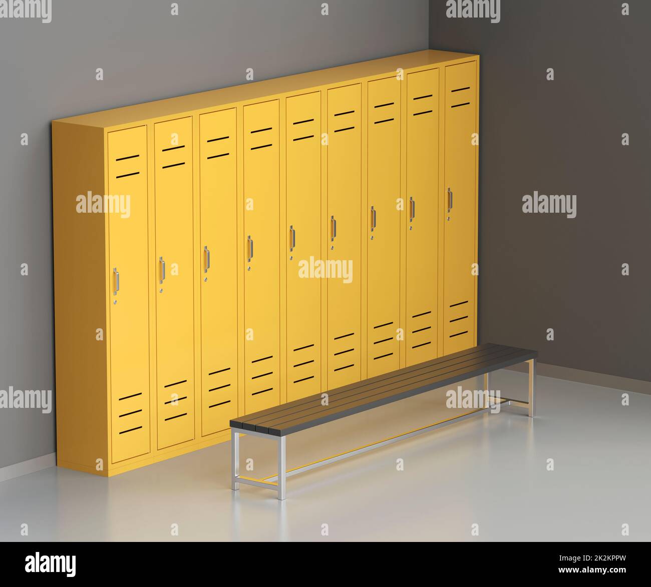 Metal locker lockers hi-res stock photography and images - Alamy