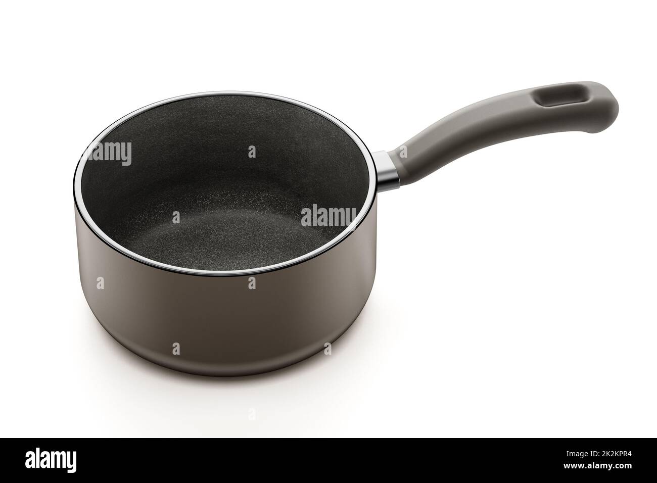 Saucepan isolated on white background. 3D illustration Stock Photo - Alamy