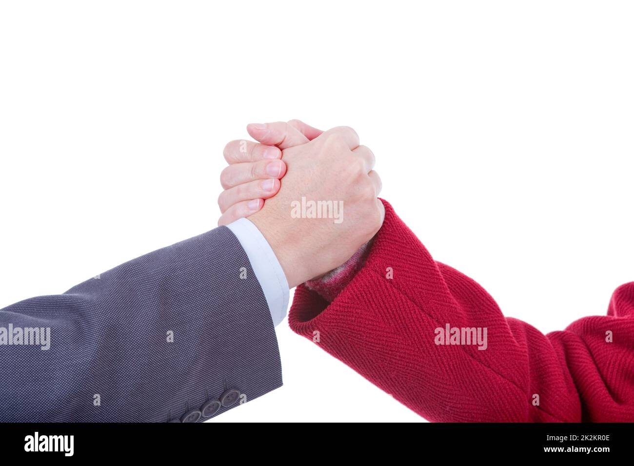 Two male hands connected hi-res stock photography and images - Alamy