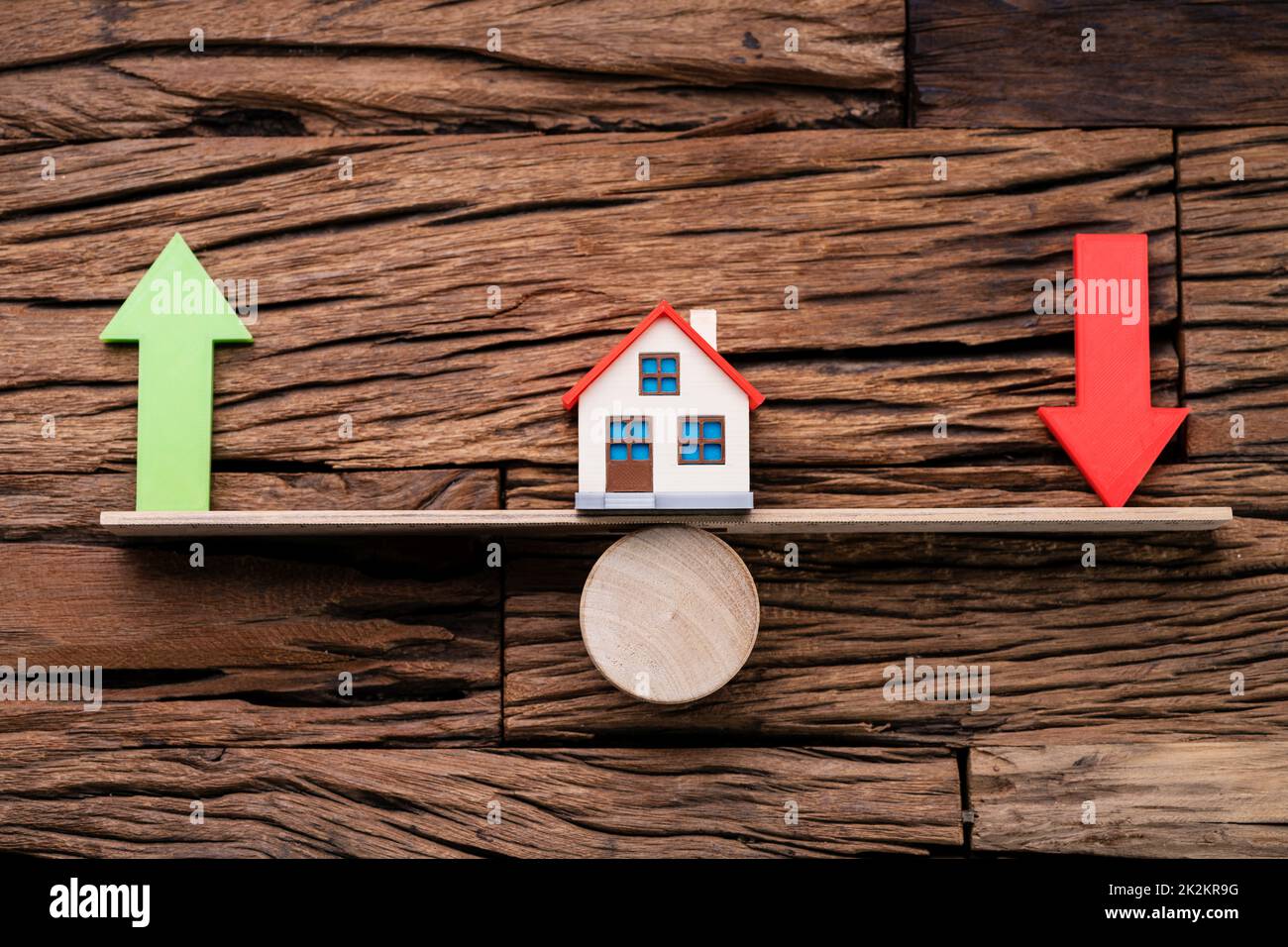 Real Estate House Market Price Up Stock Photo - Alamy