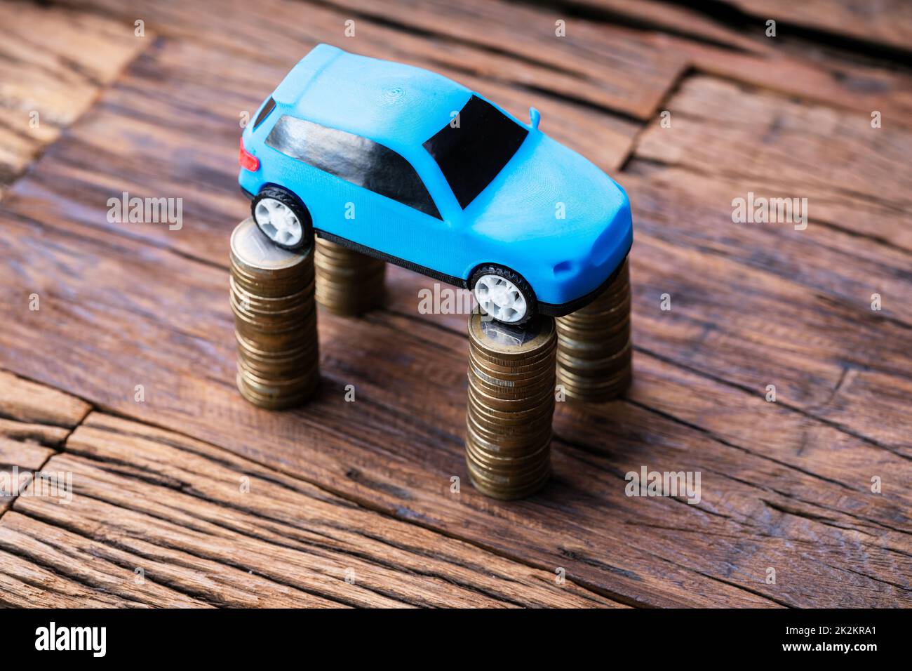 Car Prices Growth And Insurance Money Stock Photo - Alamy