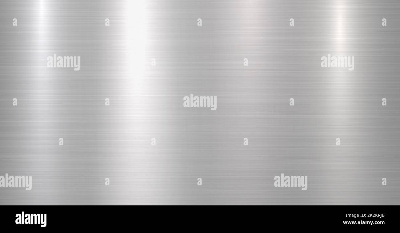 Stylish panoramic background silver steel metal texture - Vector Stock ...