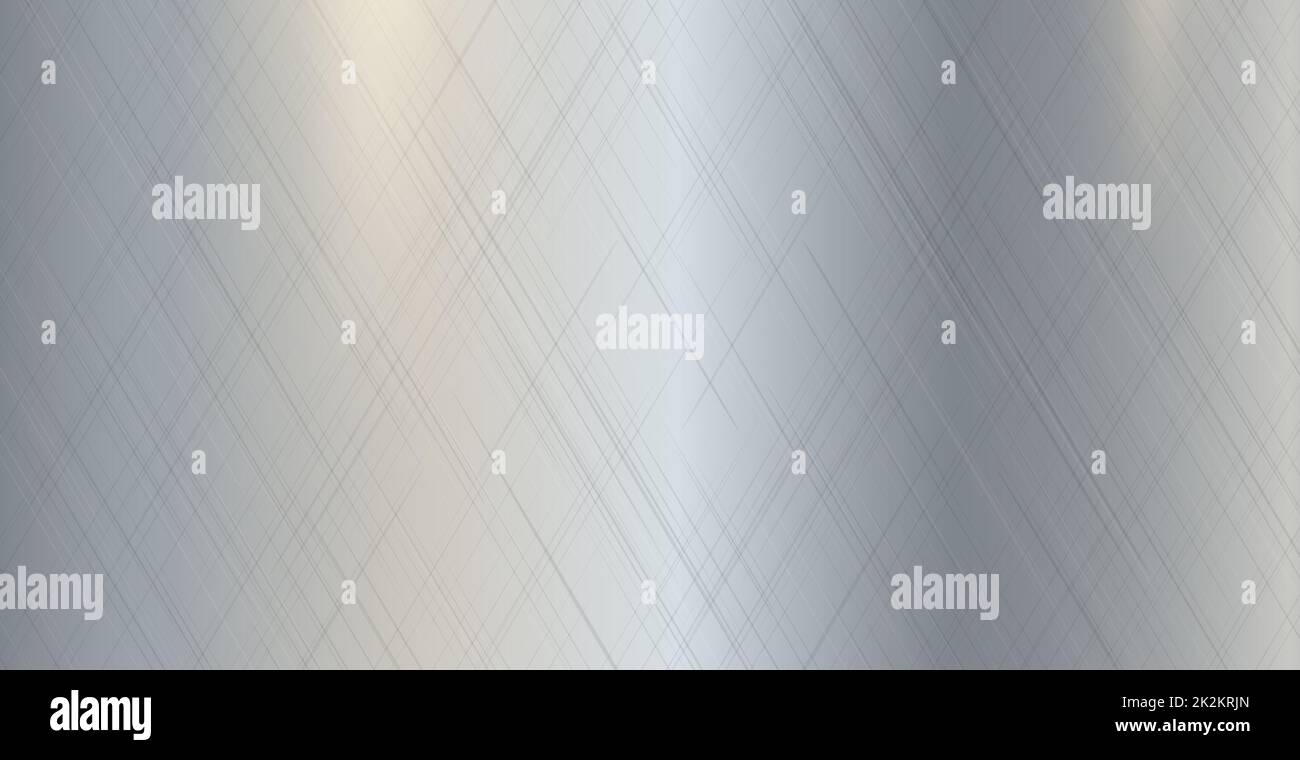 Stylish panoramic background silver steel metal texture - Vector Stock ...