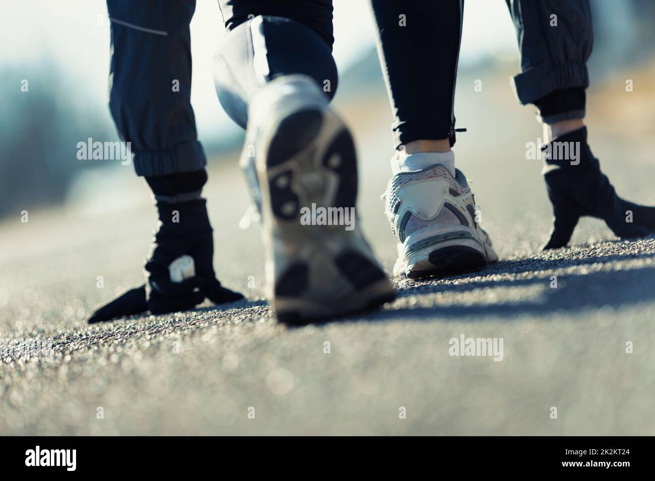 woman in the starting blocks, she will race to win Stock Photo - Alamy
