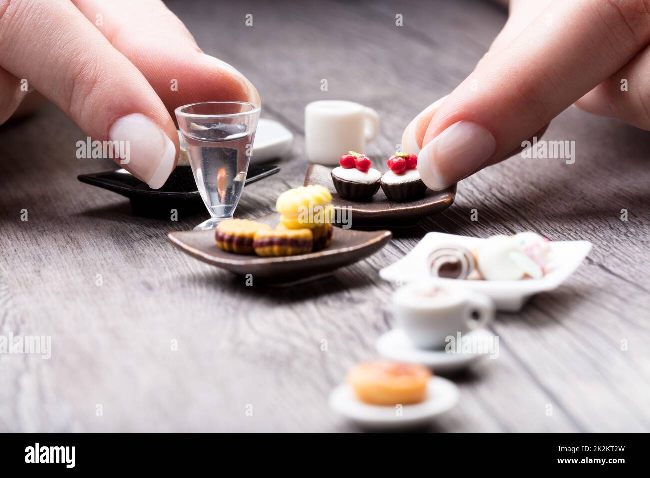 Miniature tea set hi-res stock photography and images - Alamy