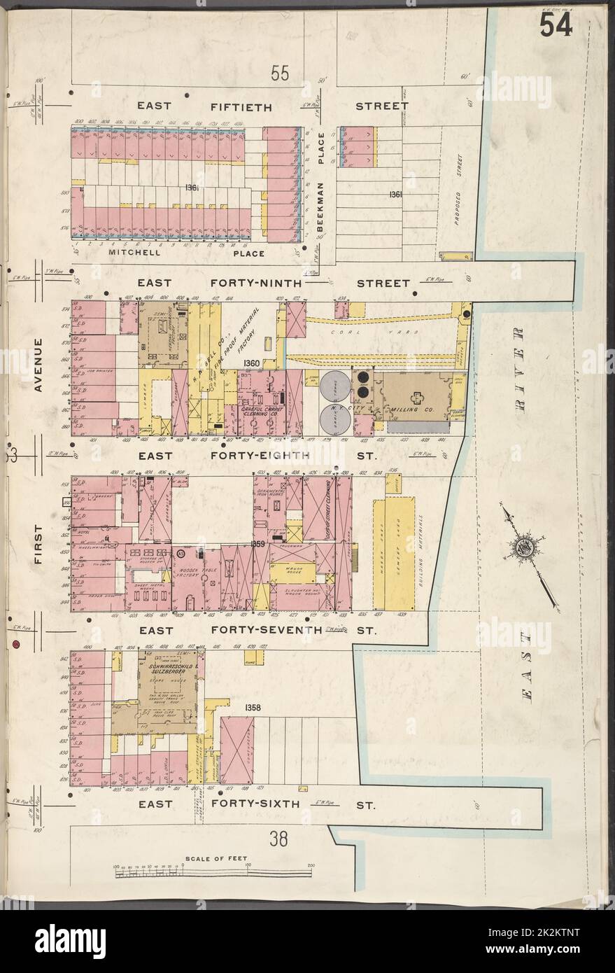 Cartographic, Maps. 1910. Lionel Pincus and Princess Firyal Map ...