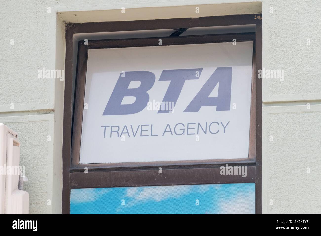 Belgrade, Serbia - June 7, 2022: Logo of BTA travel agency Stock Photo ...