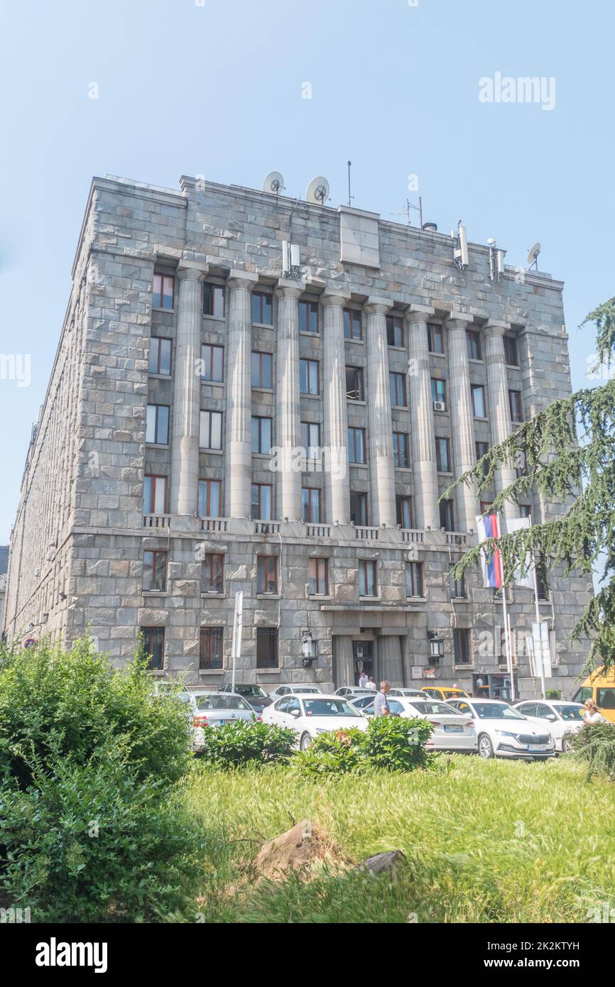 Belgrade, Serbia - June 7, 2022: Building of Central Post Office of ...