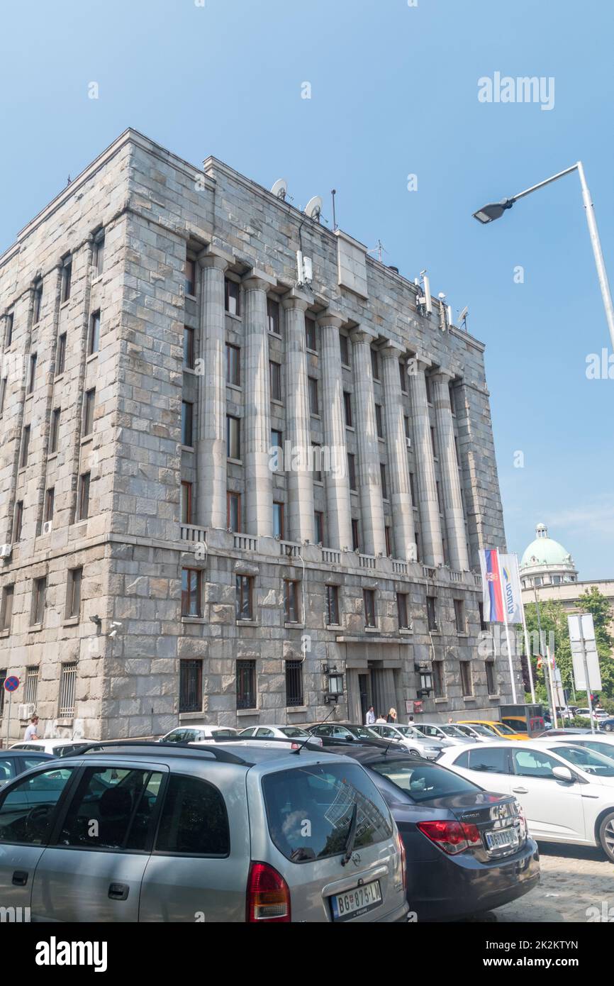 Belgrade, Serbia - June 7, 2022: Central Post Office of Serbia Stock ...
