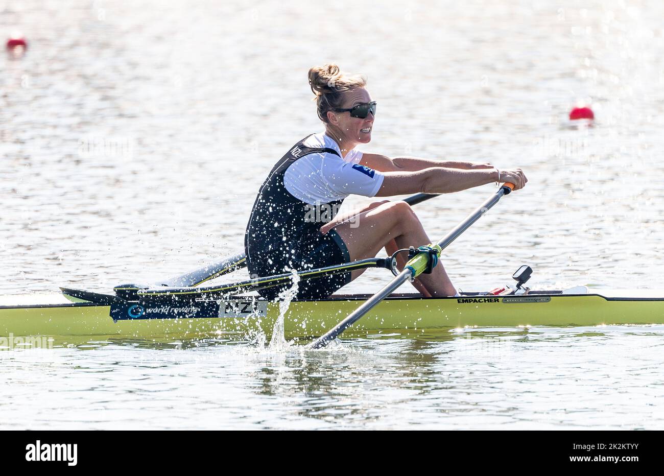 Racice, Czech Republic. 23rd Sep, 2022. Emma Twigg of New Zeaoland ...