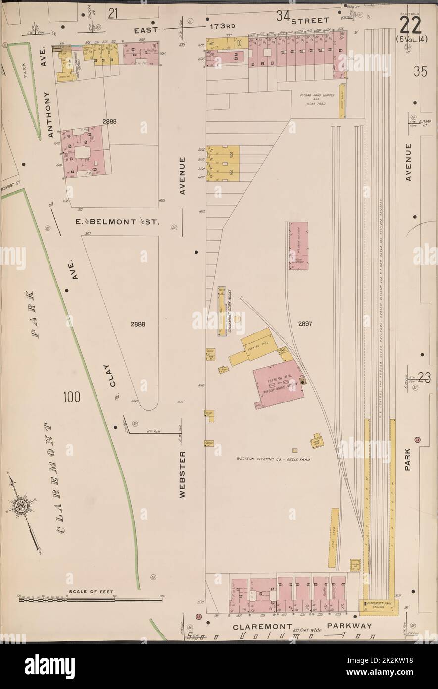 Map of claremont hi-res stock photography and images - Alamy