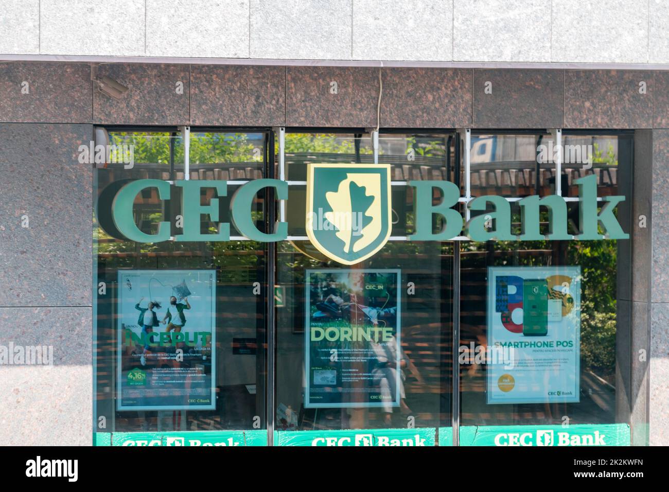 Timisoara, Romania - June 8, 2022: Logo and sign of GEC bank Stock Photo - Alamy