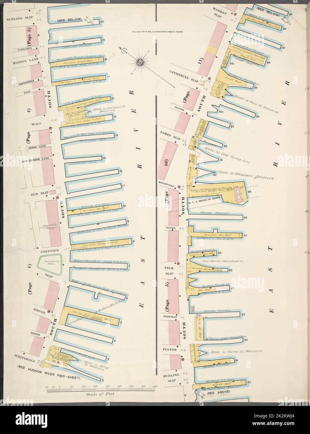 Cartographic, Maps. 1894. Lionel Pincus and Princess Firyal Map ...