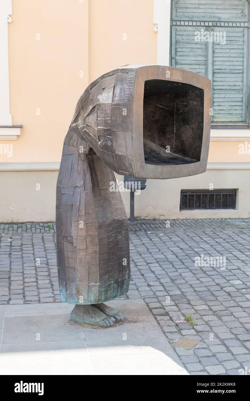 Timisoara, Romania - June 8, 2022: Coaja de om (human shell) by Mircea ...