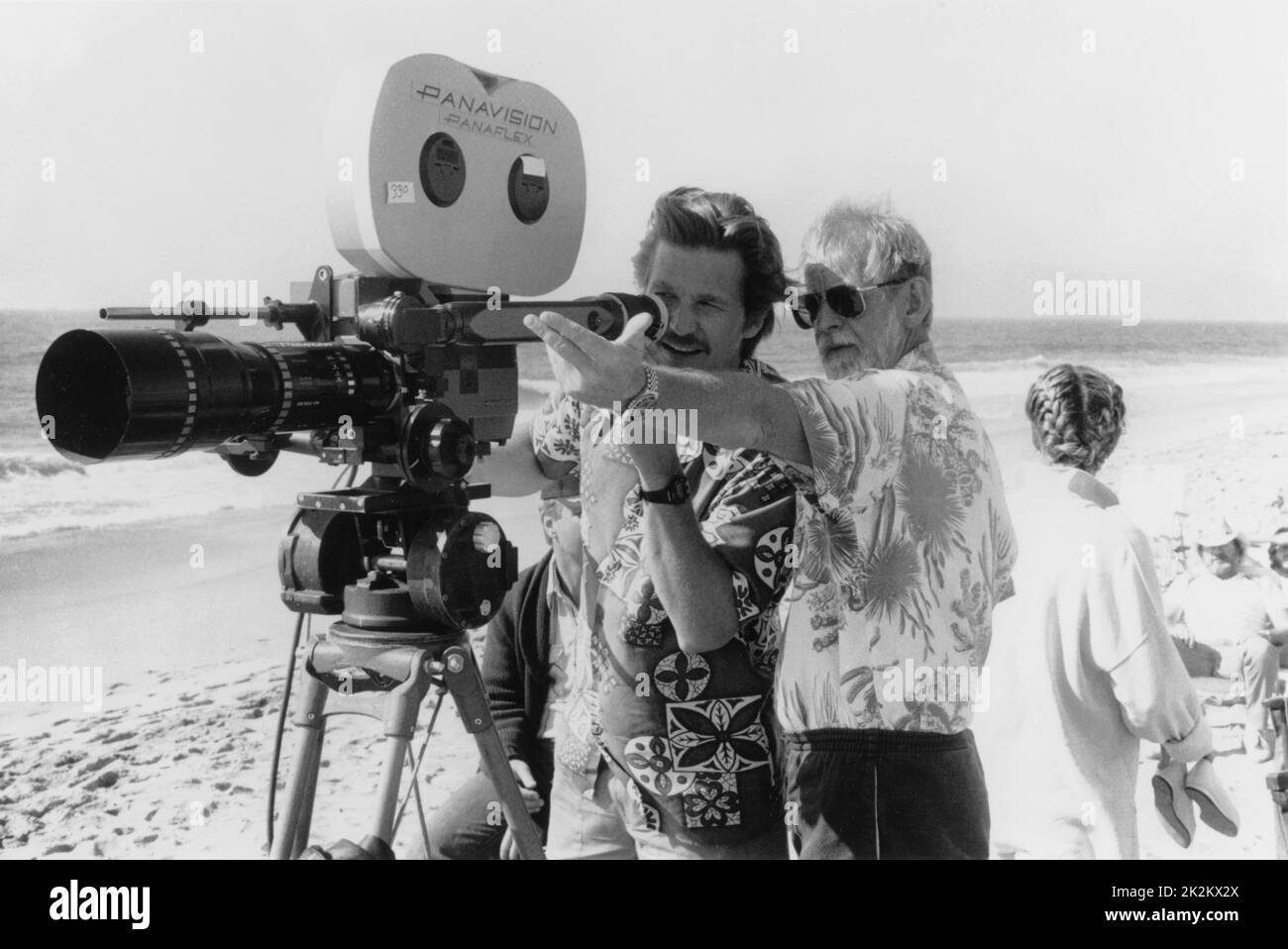 Hal Ashby Director. On the set of "8 Millions Ways to Die", 1986, USA ...