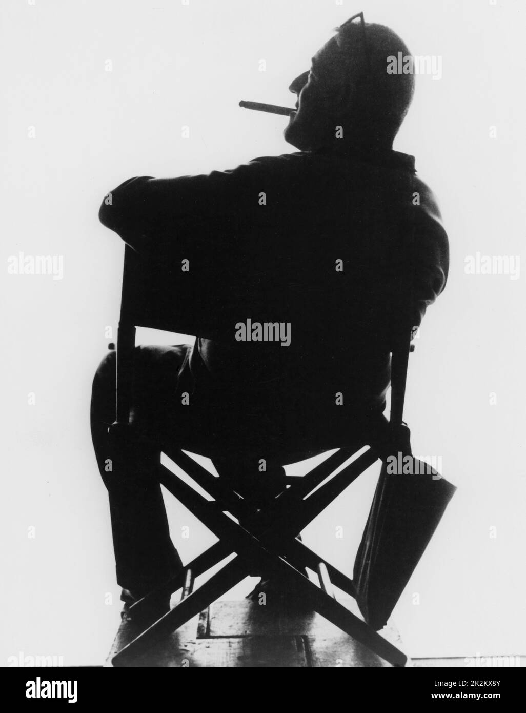 William Castle American director, on the set of "I Saw What you Did ...