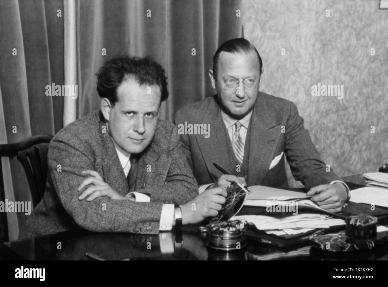 Sergei Eisenstein and Jesse Lasky manager of Paramount-Studios Photo ...