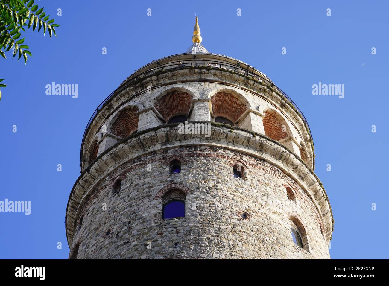 Istanbul, Turkey - Agust 08, 2022: The famous Galata tower in Istanbul ...
