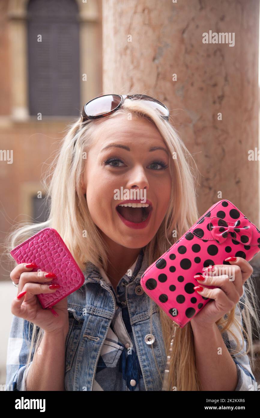 tourist in europe spending some money Stock Photo - Alamy