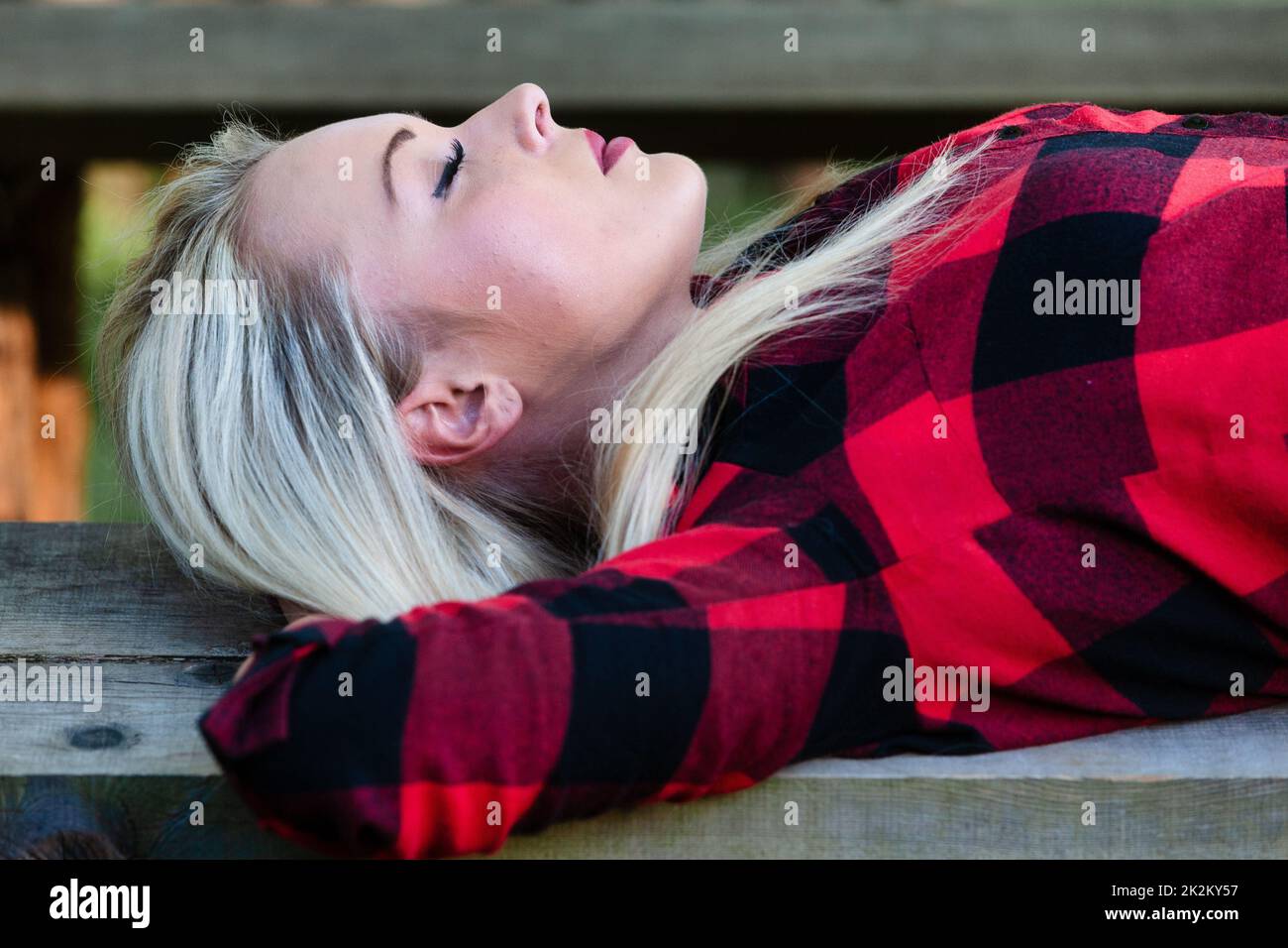 I was so tired that now I sleep here Stock Photo - Alamy