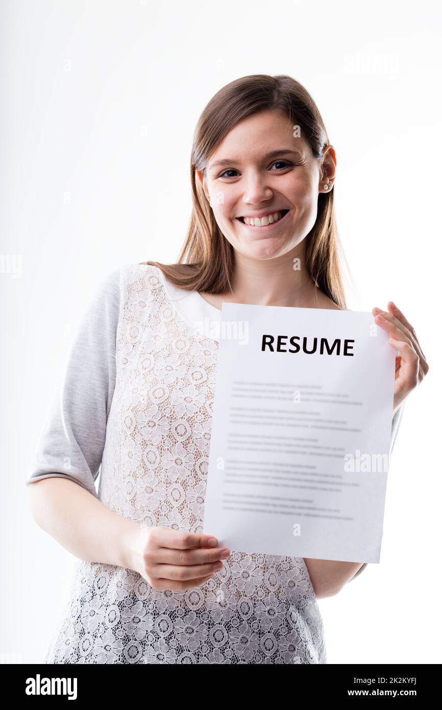 How to make a resume hi-res stock photography and images - Alamy
