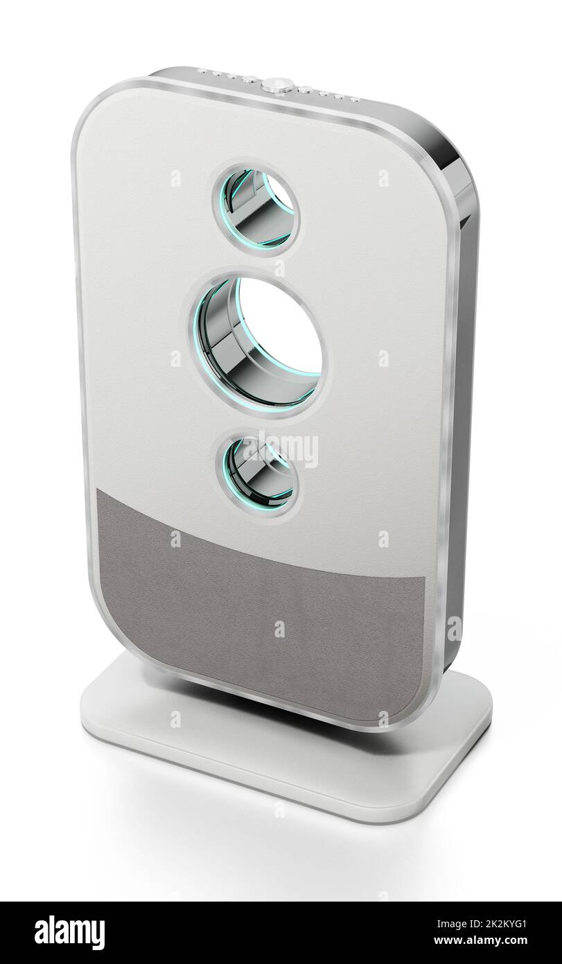 Air purifier isolated on white background. 3D illustration Stock Photo ...