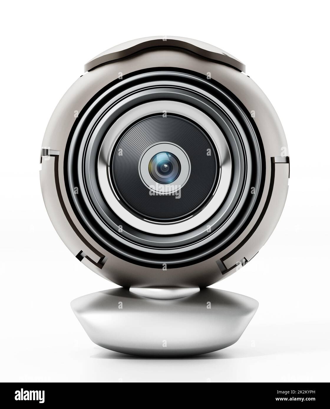 Generic computer webcam isolated on white background. 3D illustration ...