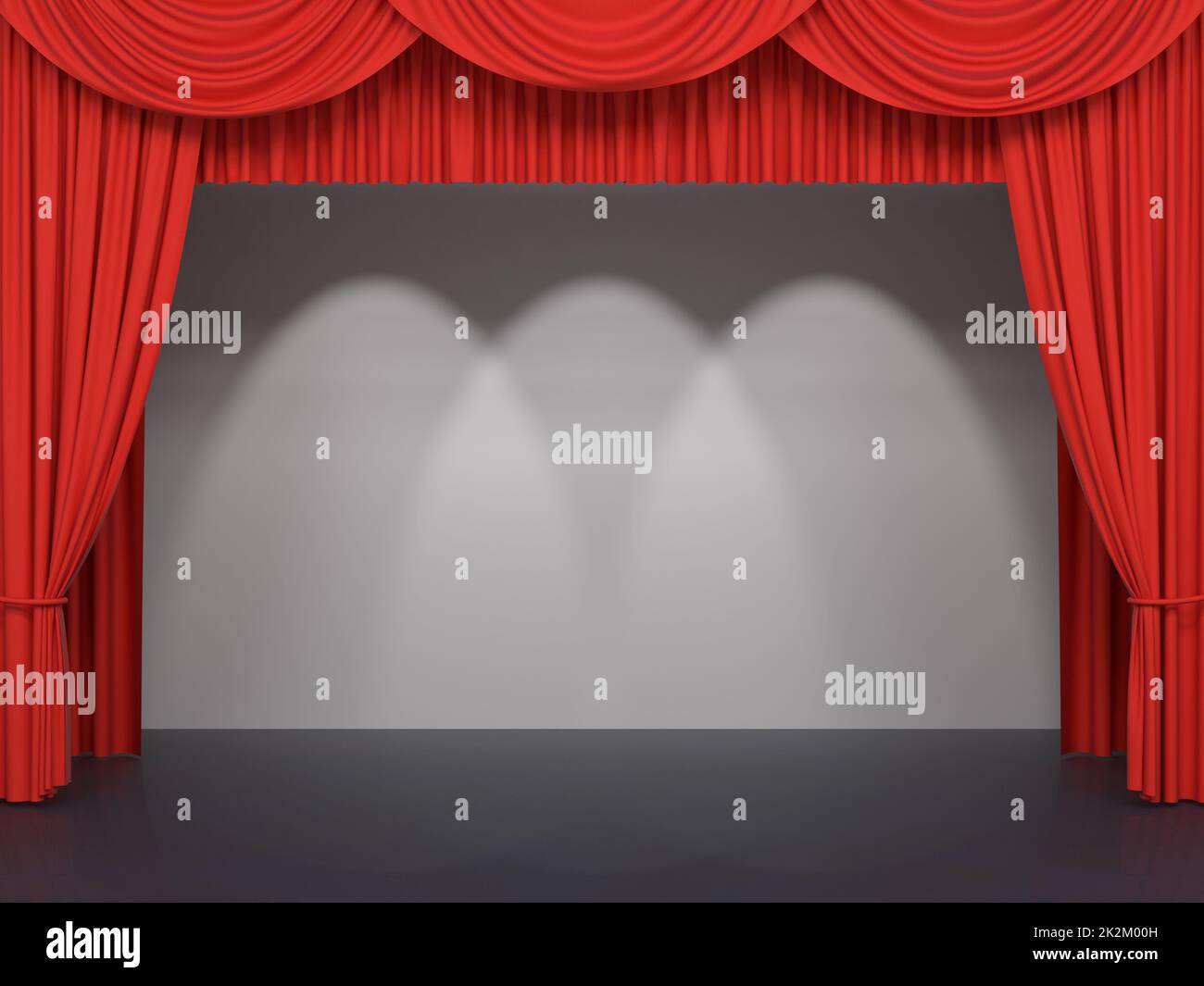 Red stage curtains Stock Photo - Alamy